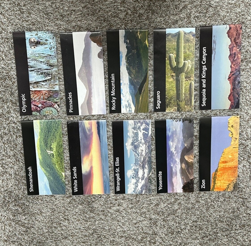 30 MAJOR NATIONAL PARK Unigrid Brochures Maps LOT *PLEASE READ ...