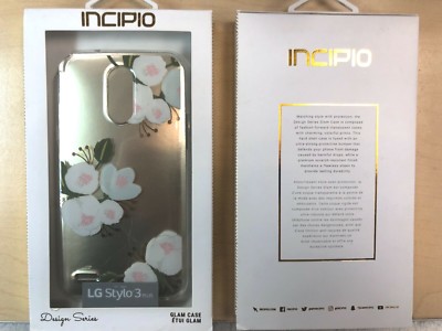 OEM Incipio Design Series Case for LG Stylo 3 Plus in Clear w/ Floral ...