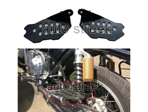 Fit For Royal Enfield Interceptor 650 & GT Black "Foot Rest" LH & RH | eBay