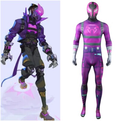 Spider-Man Into the Spider-Verse Cosplay Prowler Costume Suit for Kid ...