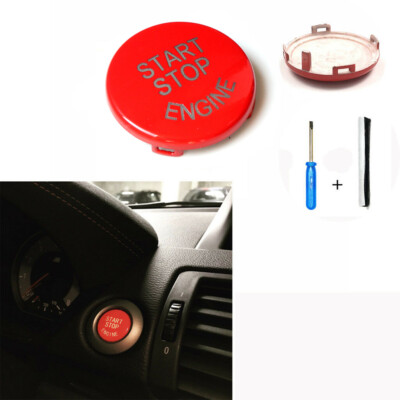 Red Start Stop Engine Button Switch Cover For BMW E90 E60 E84 E83 E70 E71 E72 | eBay