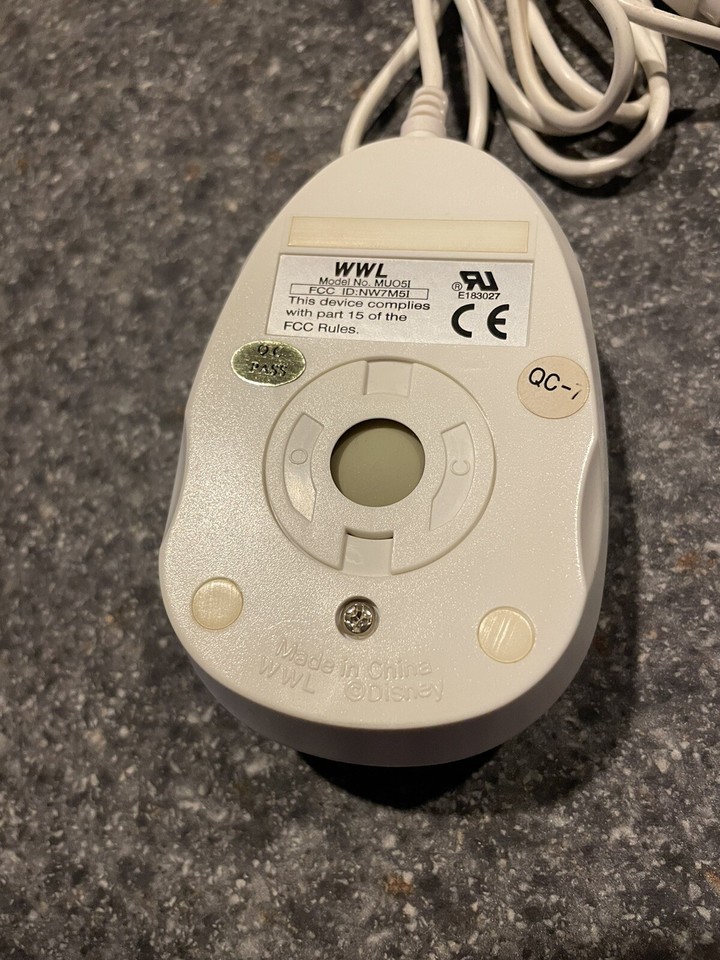 Vintage Walt Disney World Disney Mickey Mouse Wired Computer Mouse | eBay