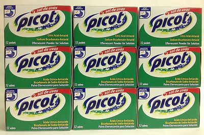 9 PICOT GRAPES SALT EFFERVESCENT ANTACID 12CT EACH BOX | eBay