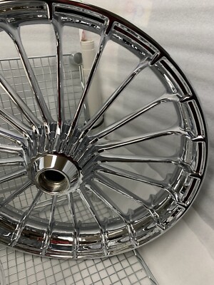 Harley CVO FRONT Turbine Wheel 2013 -17 Breakout CUSTOM CHROME RIM OEM ...