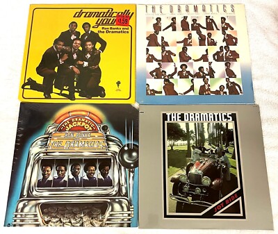 (4) SEALED LP's - Dramatics, The: Jackpot; Drama V; Dramatically Yours ...