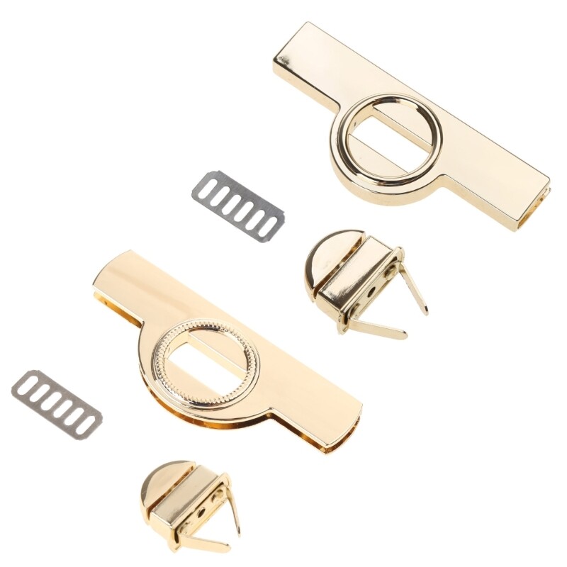 Metal Clasp Turn Lock Twist Locks for Handbag Purse Craft Shoulder Bag ...