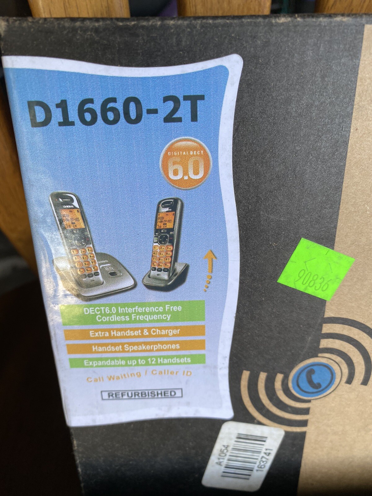 Uniden D1760-2 1.9 GHz Dual Handsets Single Line Cordless Phone for ...