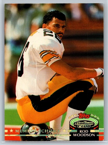 1992 Topps Stadium Club Rod Woodson Member's Choice #309 | eBay