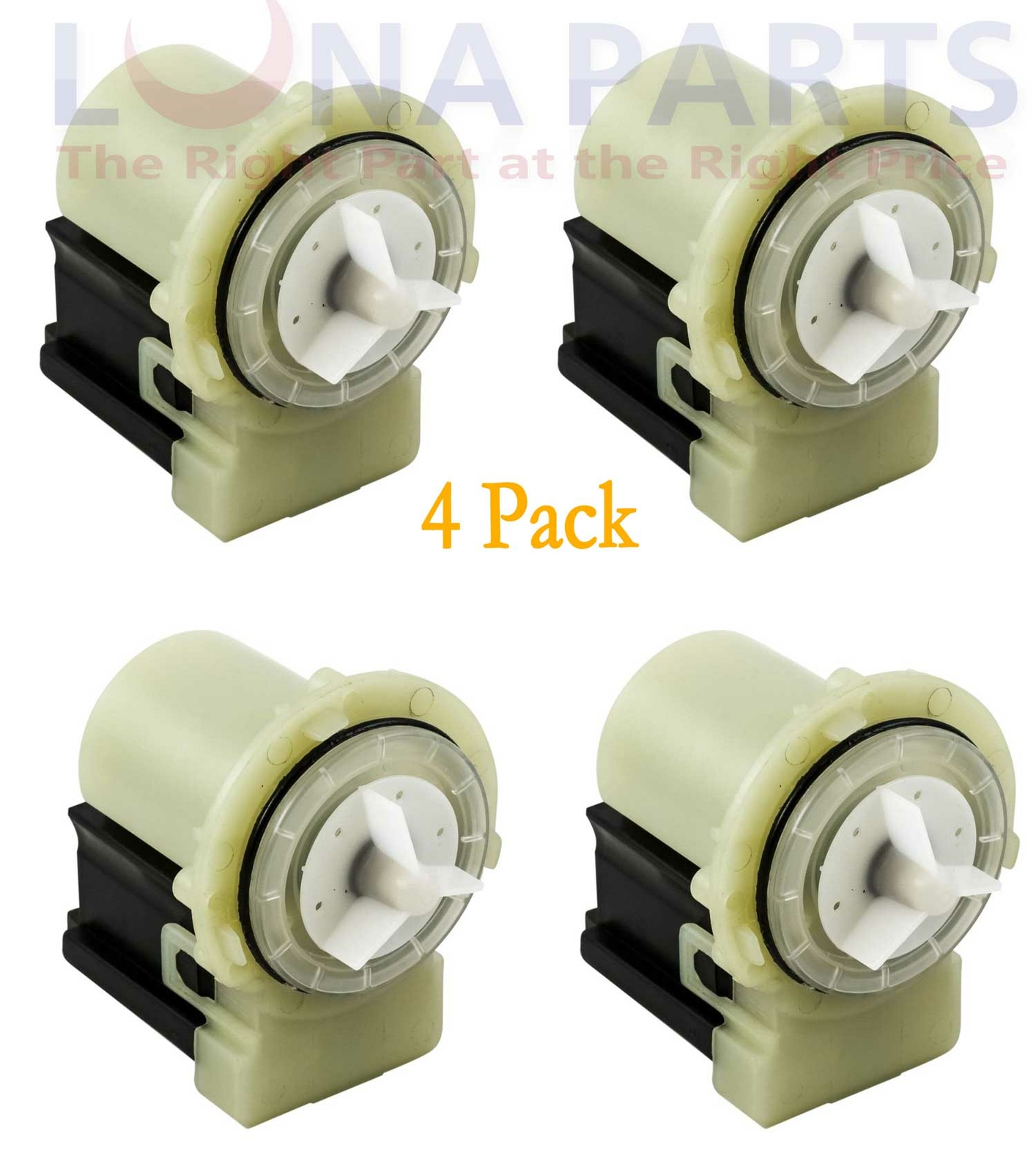 4 Pack Replacement Water Drain Pump Motor Only 8181684 8182819 285998 ...
