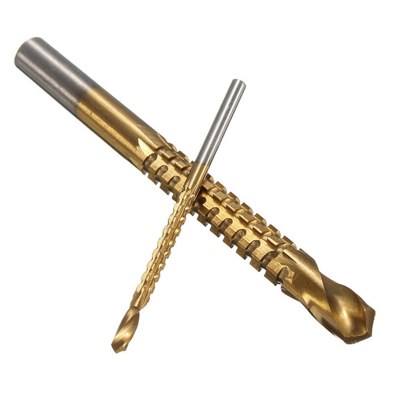 6tlg HSS Fraesbohrer Satz Holzbohrer Fraeser Bohrer Set fuer Holz ...