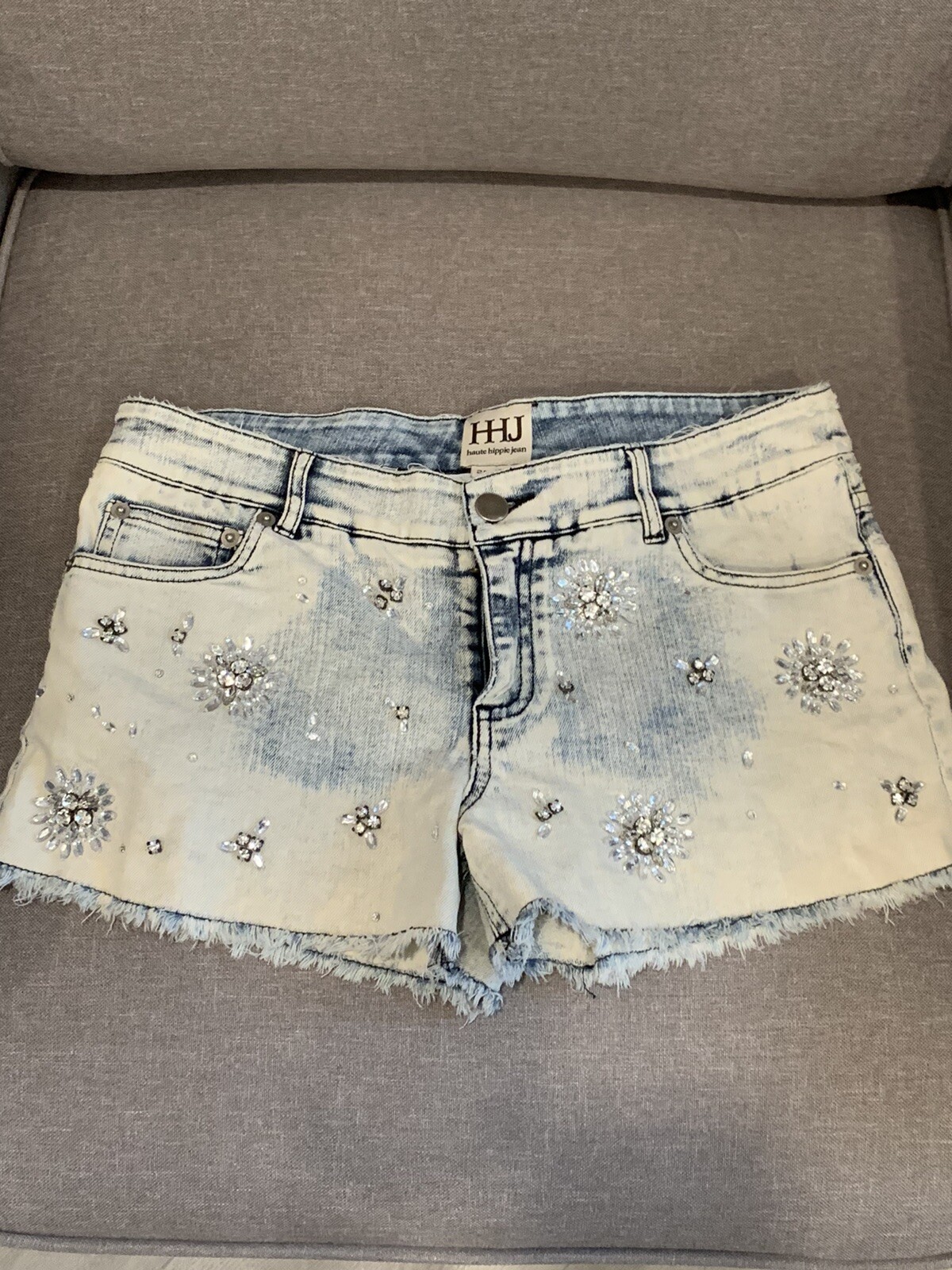 Rhinestone shorts - nanaxsv