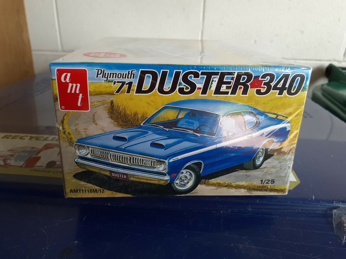 Truck Parts AMT 1/25 Scale 1971 Plymouth Duster 340 Model Kit - Unassembled Plastic Car Model ...