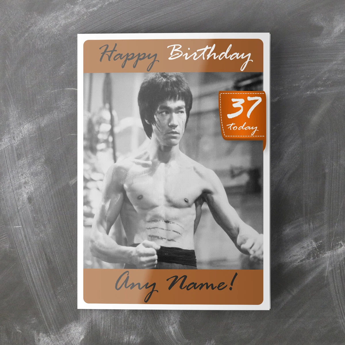Bruce Lee Happy Birthday Card
