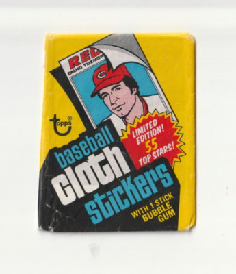 1977 Topps Baseball Cloth Stickers Wax Pack Please Read | eBay