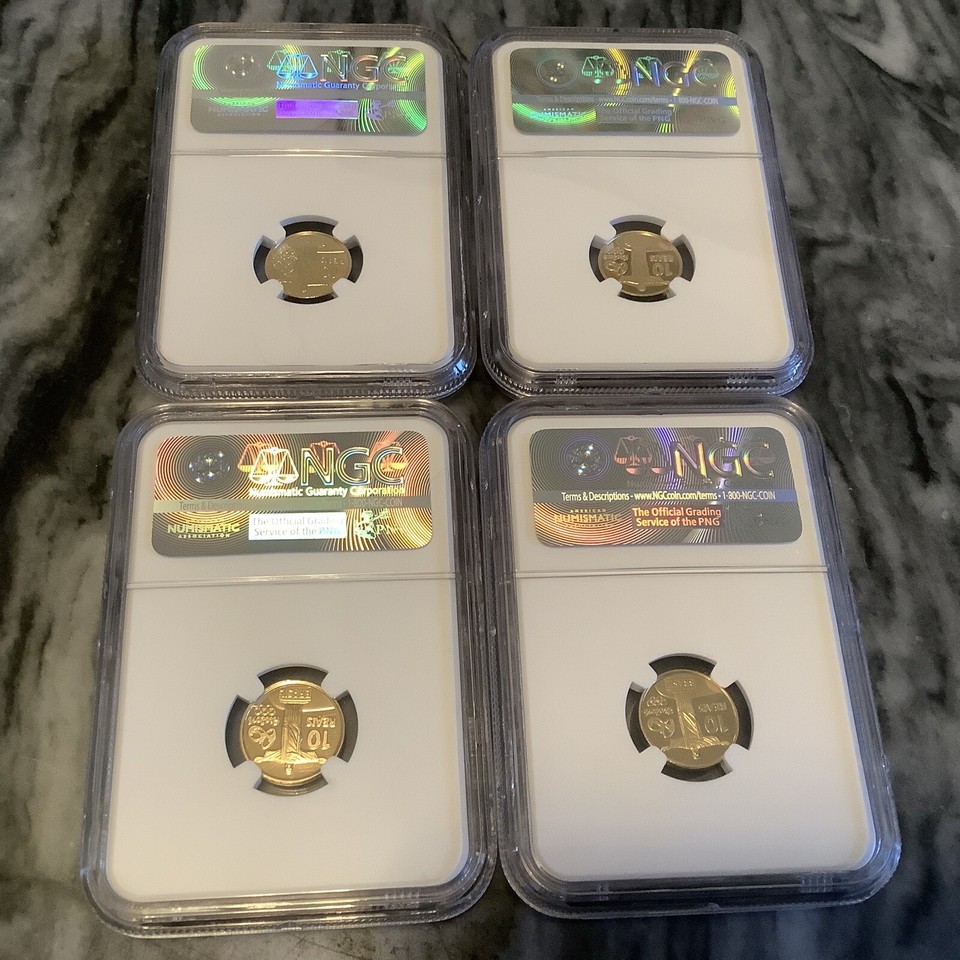 Complete 4 Brazil Rio Olympic Game G10R Gold Coins Set With NGC PF70 UC ...