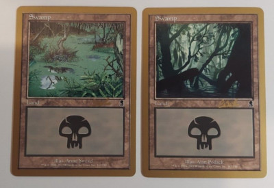 2x SWAMP basic lands - NM/LP - World Championships 2002 Sydney MTG | eBay