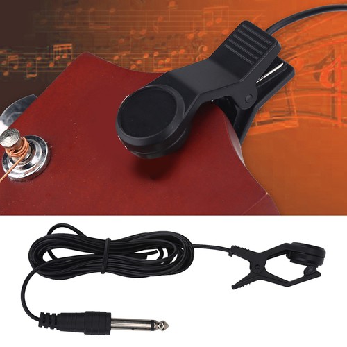 Clip on Portable Pickup Contact Microphone Vocal Pick Up for Tuner ...