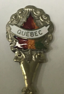 Vintage Souvenir Spoon Collectible Quebec Canada | eBay