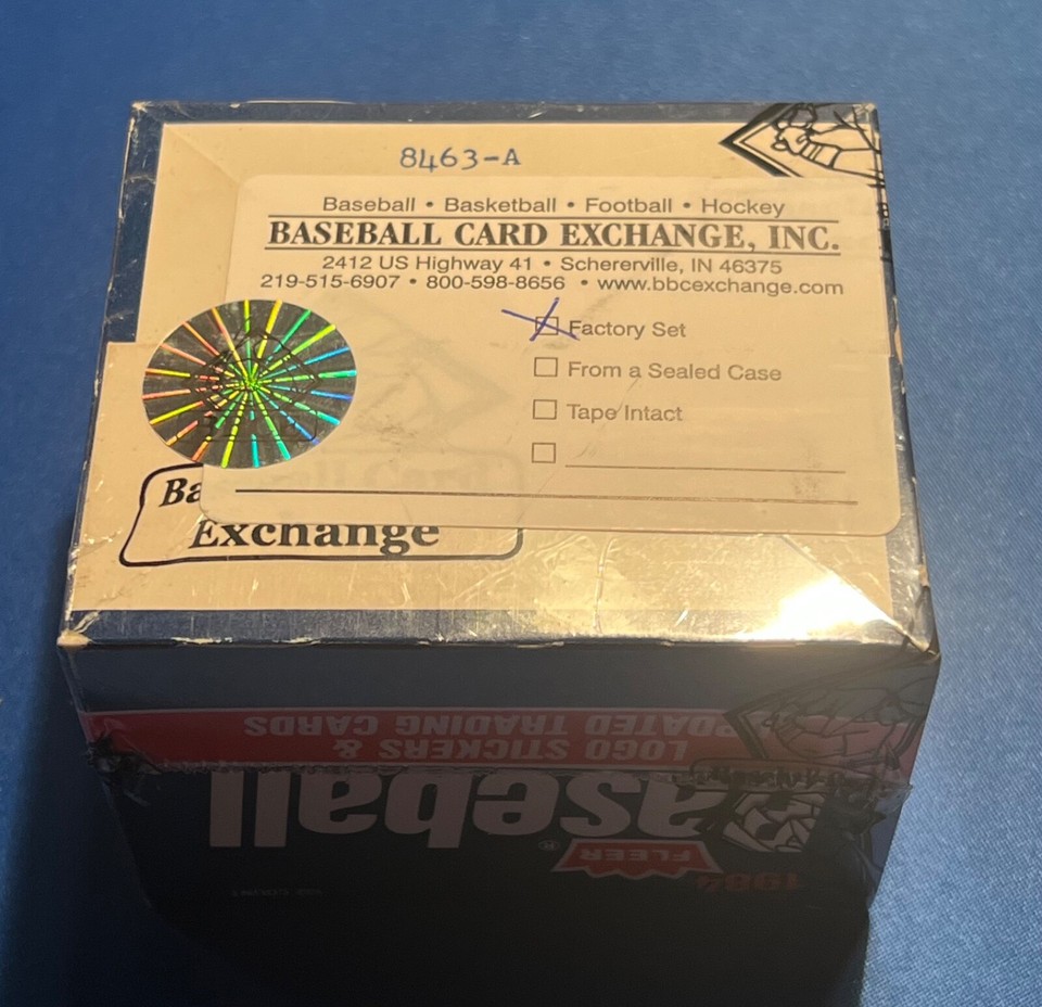 1984 Fleer Update BBCE Certified Sealed Set Puckett Clemens Gooden 132 ...