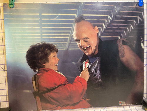 RARE Vintage 1985 THE GOONIES Baby Ruth Nabisco Promo Poster w/ SLOTH ...
