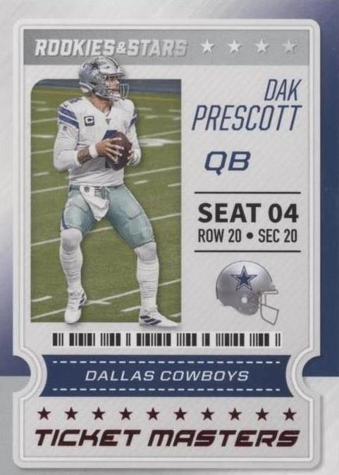 2020 Panini Rookies & Stars - Ticket Masters Dak Prescott #10 for sale ...