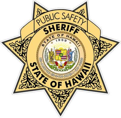 Hawaii State Trooper Reflective Vinyl Decal Car Sticker Sheriff Police ...