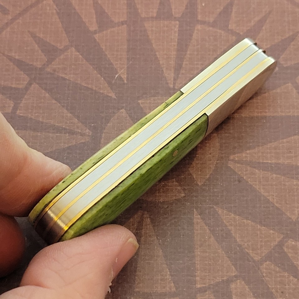 Vintage ROUGH RIDER BARLOW Knife Smooth BONE Handles RR Tested Sharp | eBay