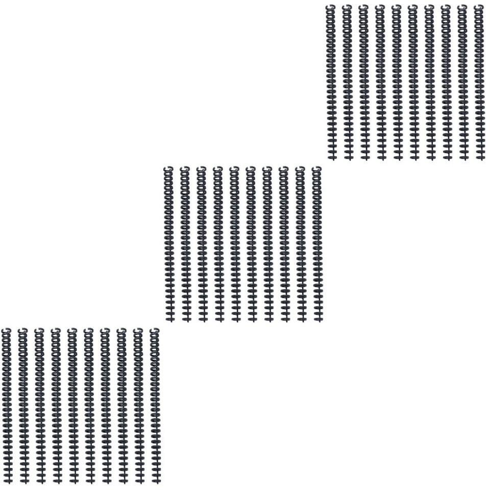 30 pcs Plastic Binding Spines Plastic Spiral Notebook Coils Notebook ...