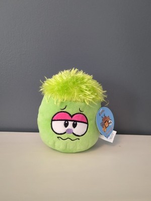 Calplush Club Penguin Emoji Animal Pals Emotions Plush Green Stuffed ...