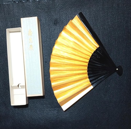 Japanese Folding Fan , Gold Used from Japan | eBay