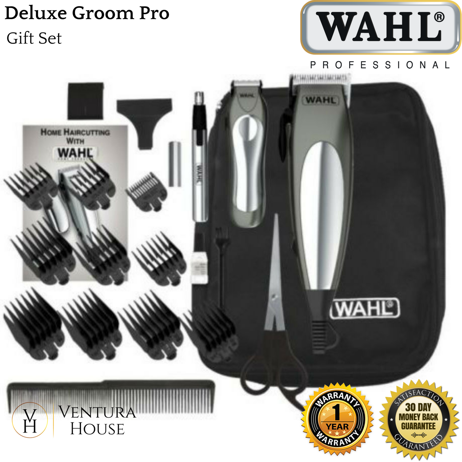Mens Hair Clippers Wahl Haircut Set Professional Beard Trimmer Machine ...