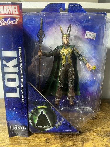 MARVEL Diamond Select LOKI 2011 THOR Mighty Avenger 7” Figure & Base ...