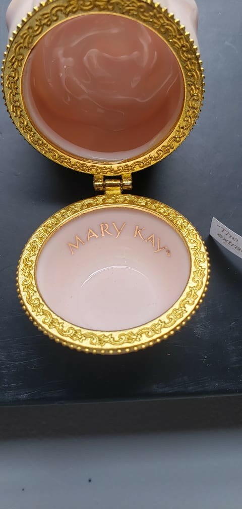 Mary Kay Rose Trinket Box Porcelain Pink Lustra New in Box | eBay
