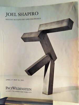 JOEL SHAPIRO ART ART PIECE VTG ORIG 2001 ADVERTISEMENT | eBay