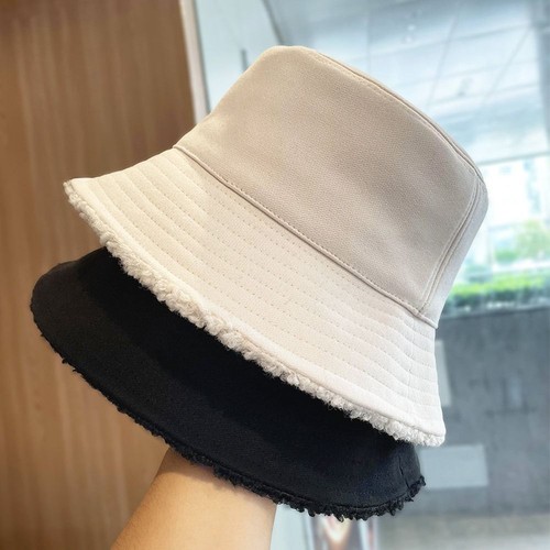 Warm Plush Bucket Hat Faux Fur Sun Cap Outdoor Panama Hat Women | eBay ...