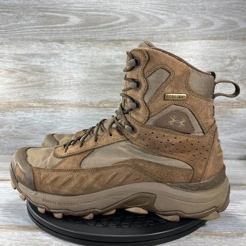 Under Armour Men's Speed Freek 7" Brown Leather Gore-Tex Tactical Boots ...