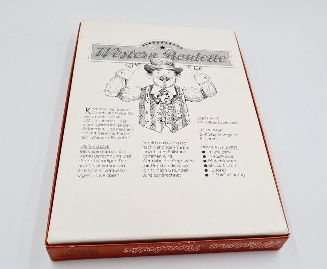 Western Roulette West Germany Wettspiel Rarität vollständig - sehr ...