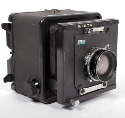 Wista Super wide/portrait 4X5 camera + Fuji 125mm F5.6 lens + FRESNEL ...