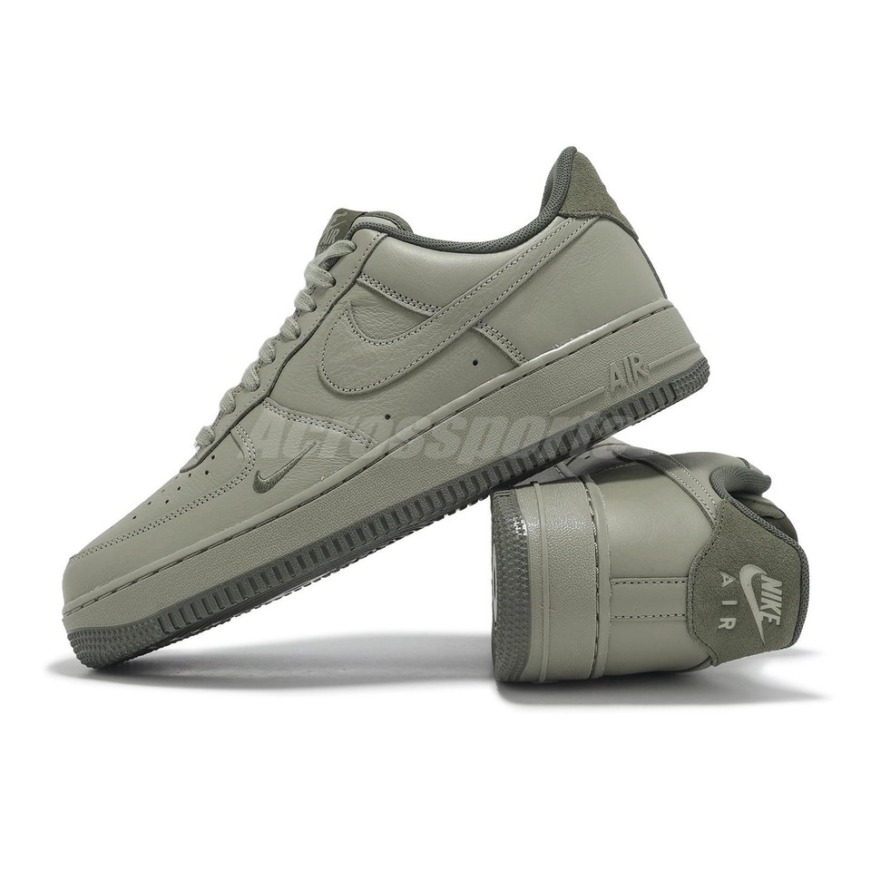 Nike Air Force 1 07 LV8 AF1 Mini Swoosh Pack Light Army Men Casual ...