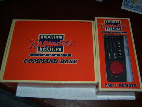 LIONEL COMMAND BASE AND CAB 1 REMOTE. NEW IN BOX . NEVER USED. 6-12868 ...