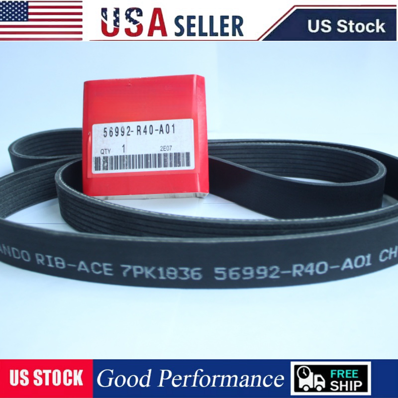 New Genuine OEM Honda 56992-R40-A01 Serpentine Drive Belt 2008-2012 ...