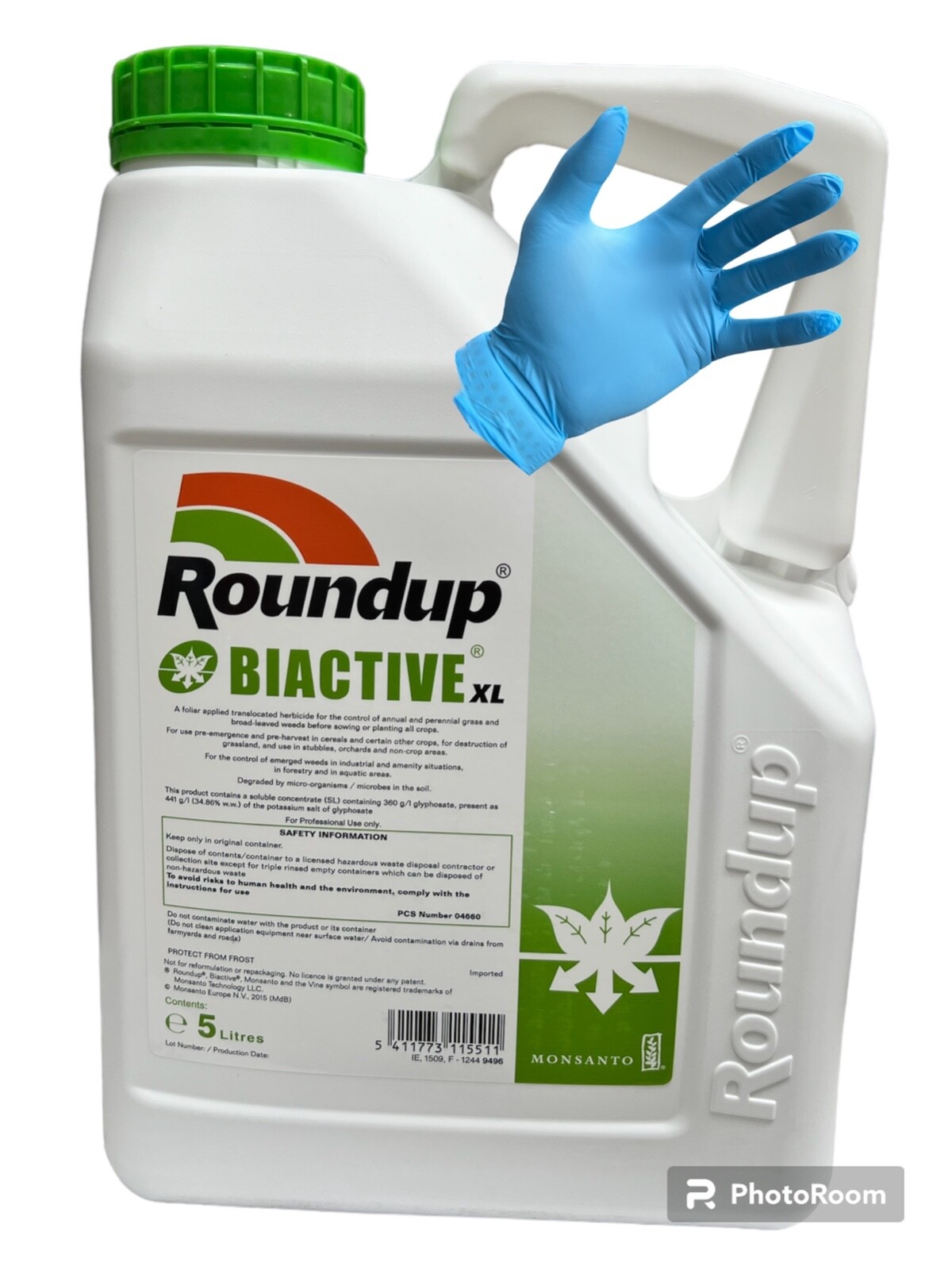 1 X 5L ROUNDUP PROACTIVE/Biactive 360 STRONG PROFESSIONAL GLYPHOSATE ...