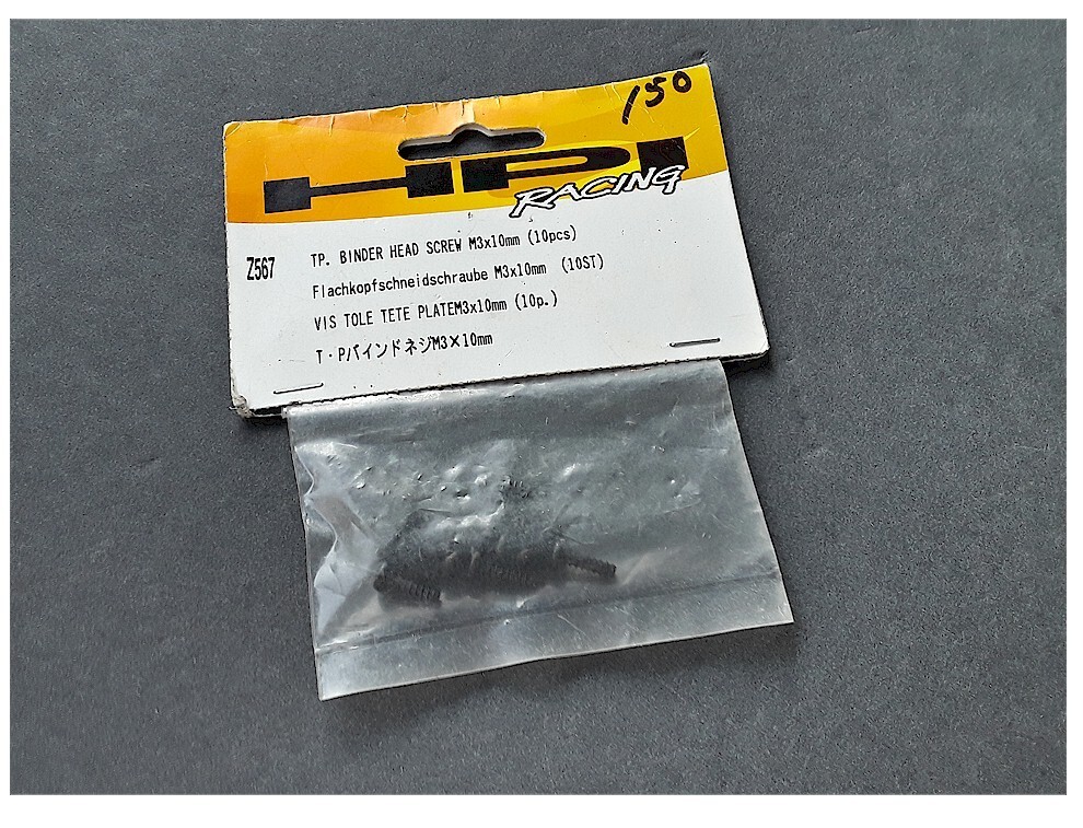 HPI Z567 TP Binder Head Screw M3x10 (10) Wheely King Savage WR8 3.0 ...