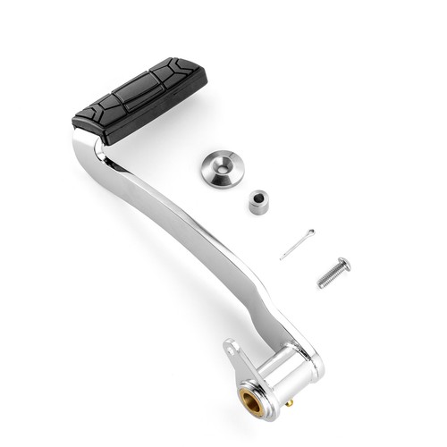 Chrome Rear Brake Pedal Kit For Harley Touring Road King Softail Fat ...