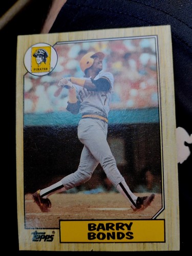 Barry Bonds #320 (1987 Topps) Misprint/Errors baseball card | eBay