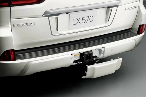 JDM OEM TOYOTA Land Cruiser LX 300 GR Trailer Hitch FJA300W VJA300W Tow ...