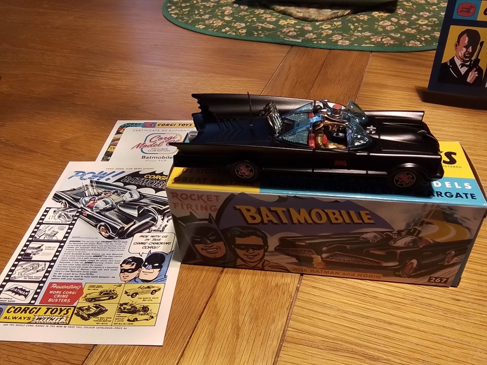 Corgi Model Club Batmobile Exclusive Matt Black Club Edition | eBay UK
