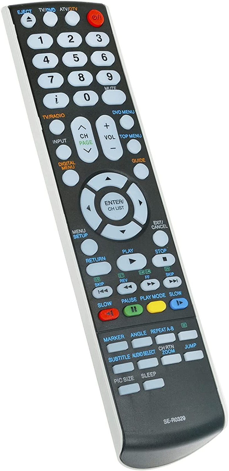 SE-R0329 Remote Replaced Toshiba LCD TV DVD Combination 32DV700A ...