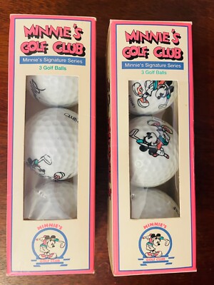 NEW Minnie Mouse Golf Balls - 2 Boxes of 3 Balls Brand New | eBay