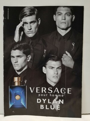 Versace Pour Homme Dylan Blue Cologne Advertisement Gentlemen Ad ...